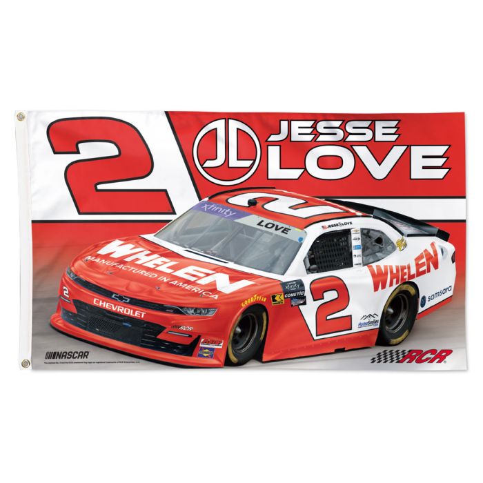 Jesse Love 2025 Deluxe 3' x 5' Flag – RCR Museum & Team Store