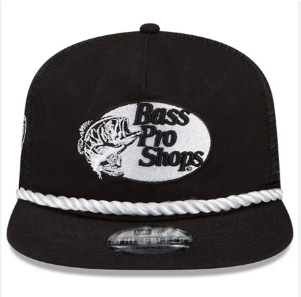 Austin Dillon Bass Pro Shops Black/White Logo New Era Golfer Hat – RCR ...