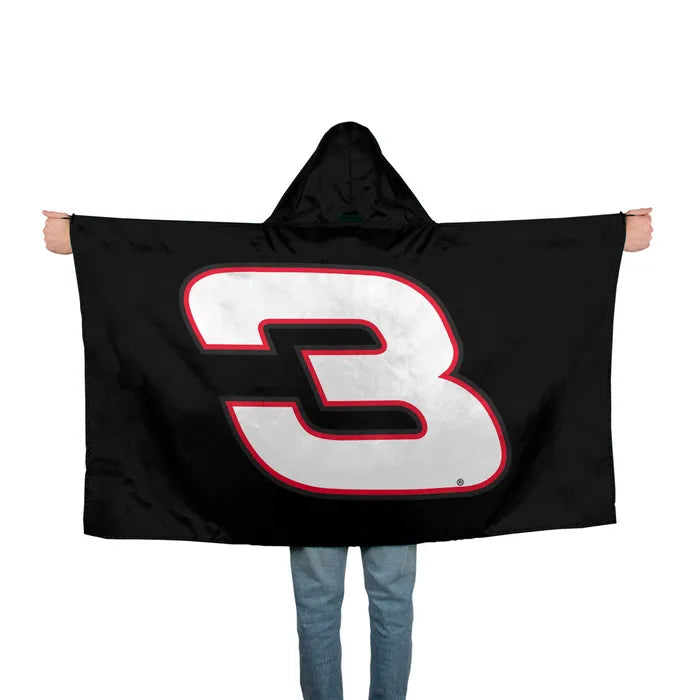 No. 3 RCR Black Hoodie Flag – RCR Museum & Team Store