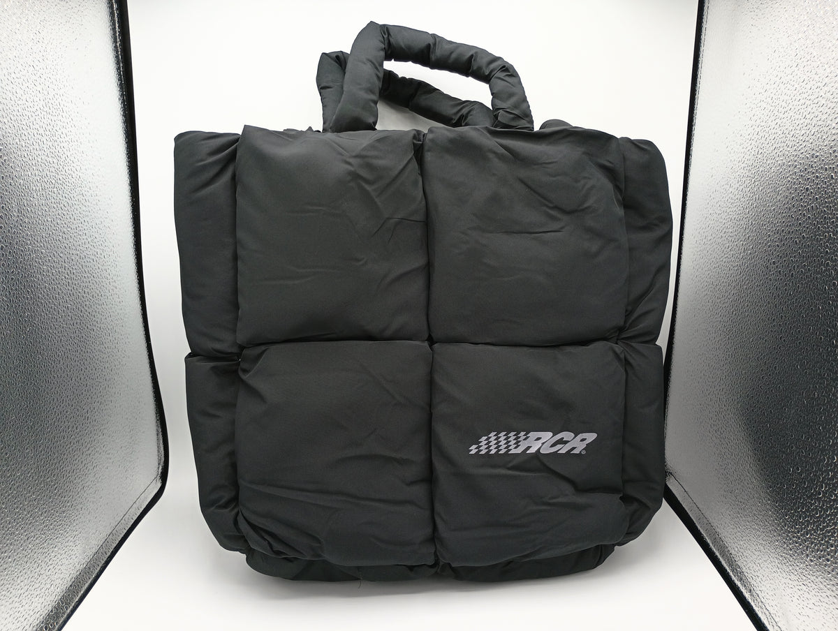 RCR Logo Black Puff Tote Bag – RCR Museum & Team Store