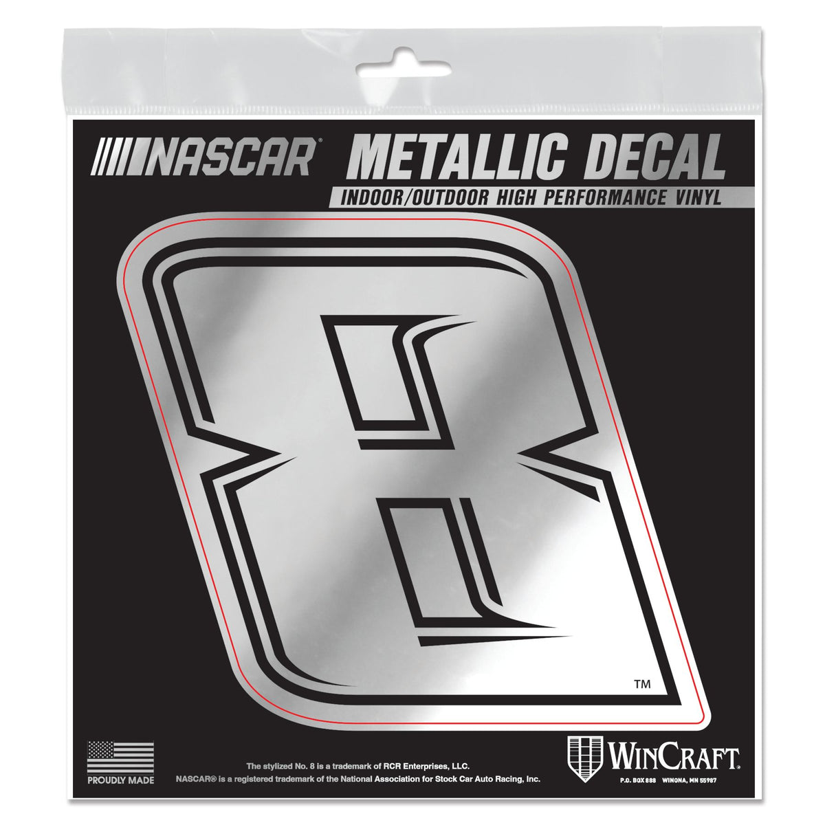 Kyle Busch No. 8 Metallic Decal – RCR Museum & Team Store